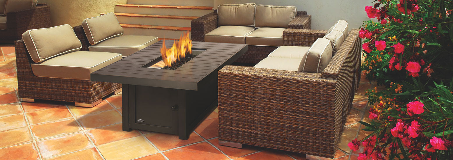 PATIO FLAMES & TABLES